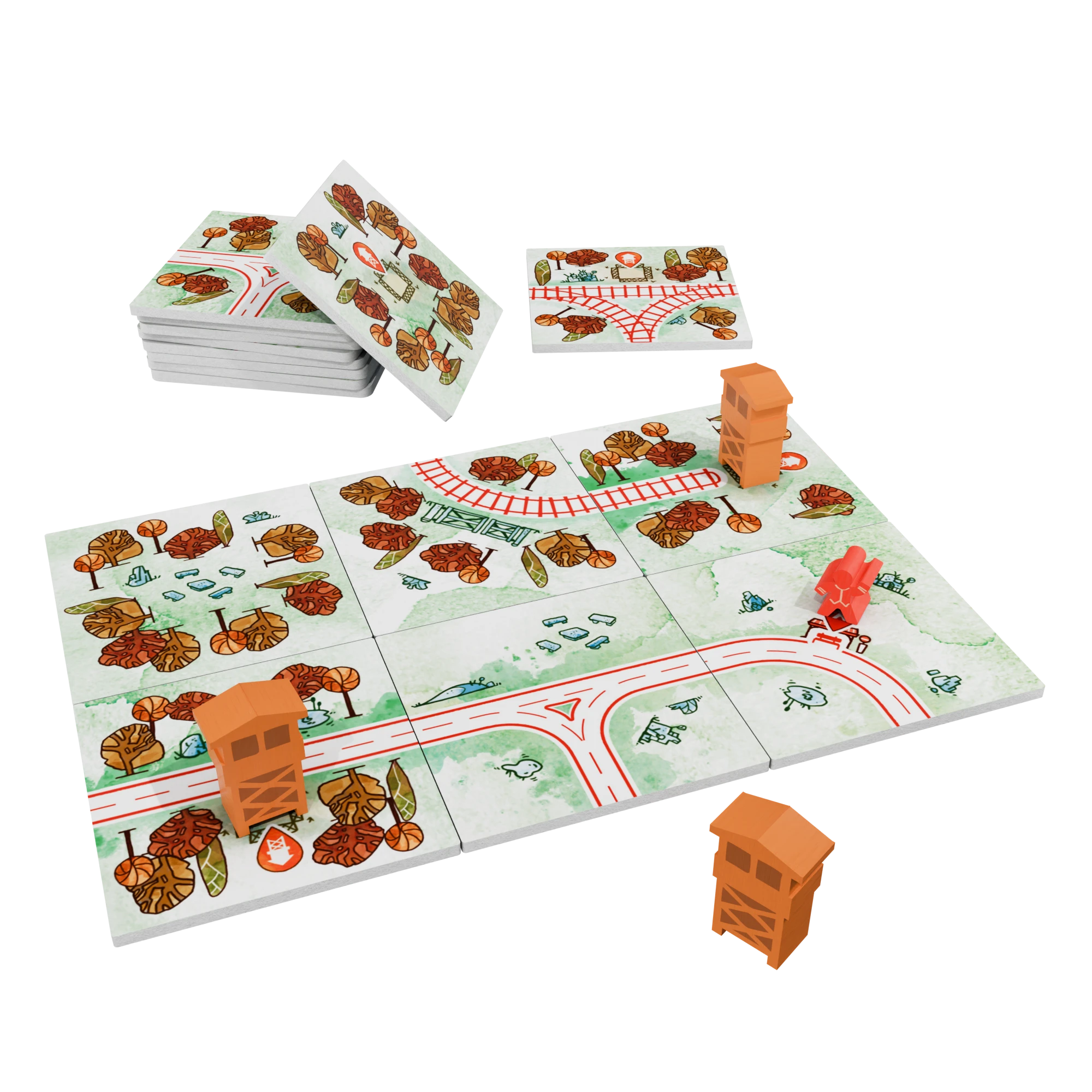 Railroad Tiles: Forest Expansion